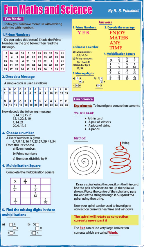 Fun Maths And Science