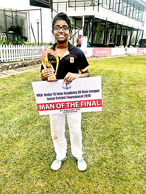 Mineth steers NCC to U15 MCA Academy Title | The Sunday Times Sri Lanka