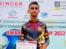 Nethula Edirimanne, a young cricketer with a bright future | Print ...