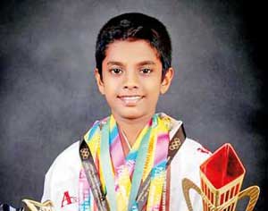 Josephian rising star Nethan sparkles in Karate | Print Edition - The ...